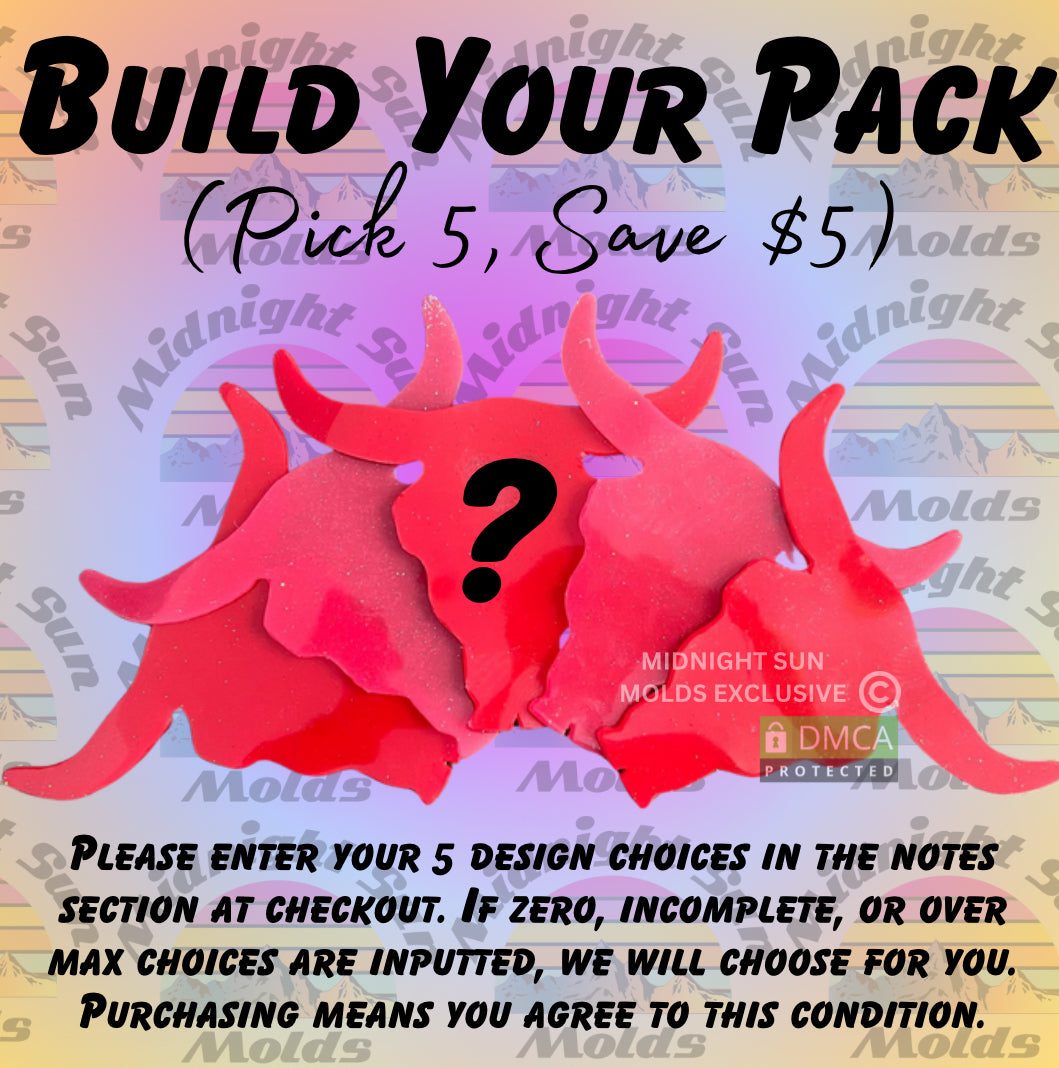 Inserts For MSM Blank Bull Head – Midnightsunmolds