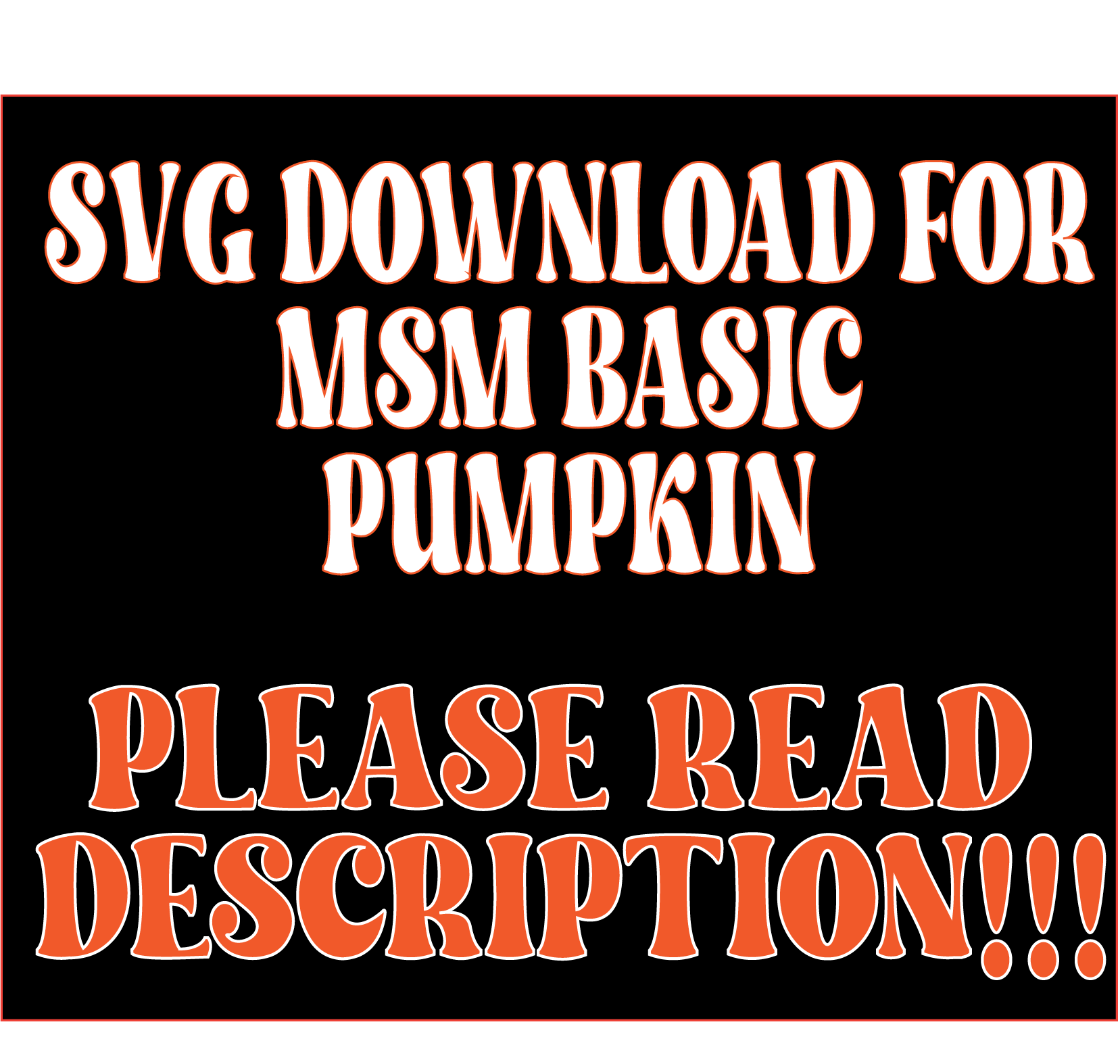 MSM Basic Pumpkin *SVG Digital File* – Midnightsunmolds