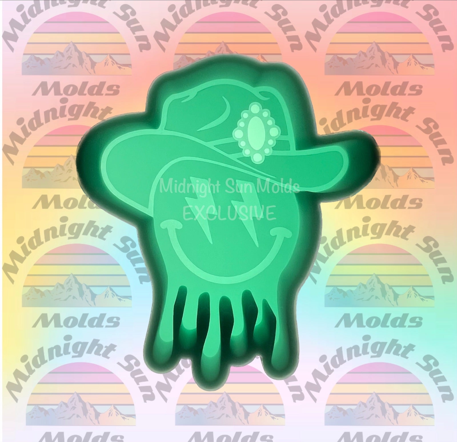 Boujee Western Drip Smiley – Midnightsunmolds