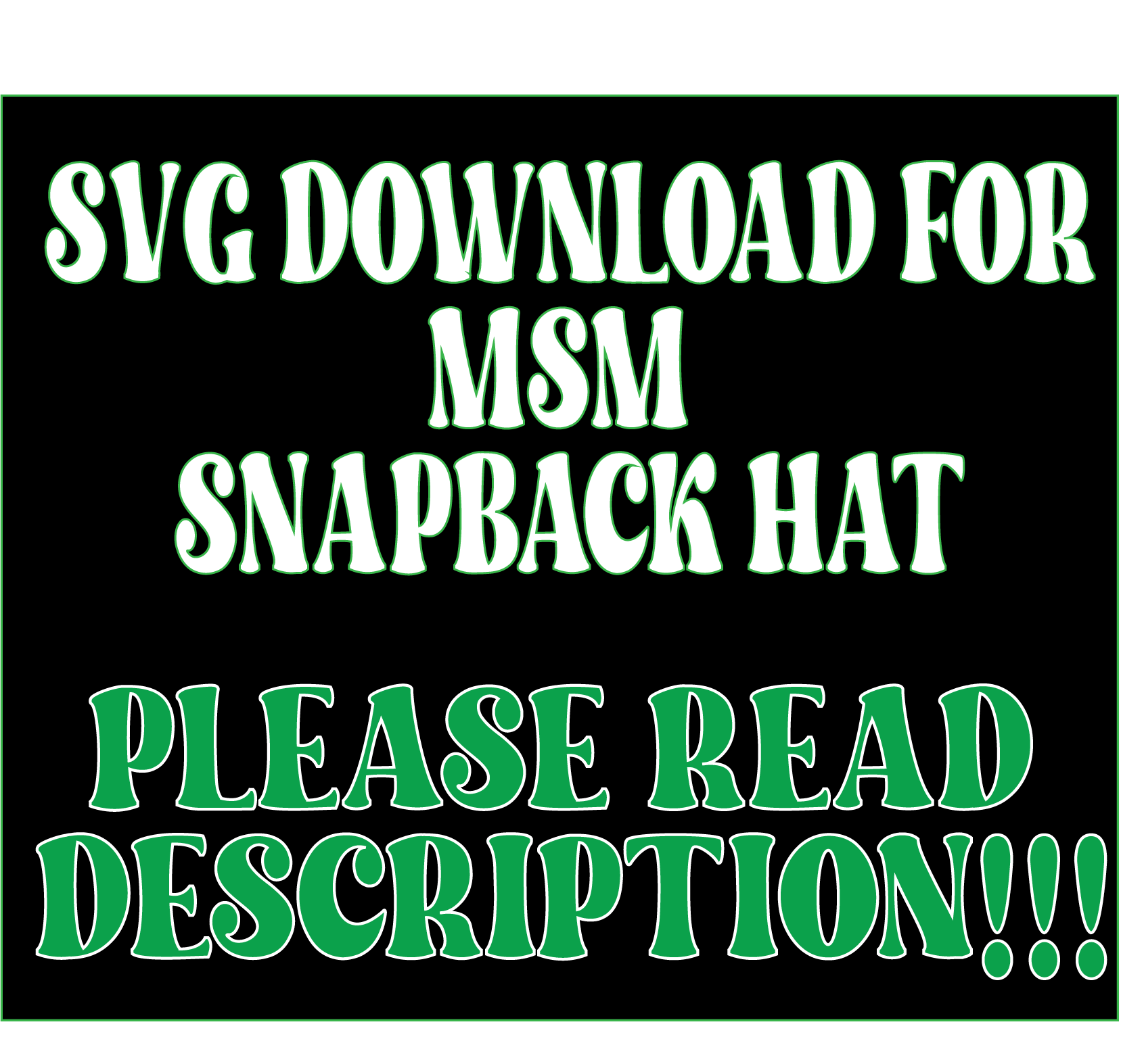 Snapback Hat *SVG Digital File* – Midnightsunmolds
