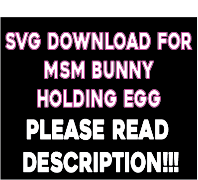 MSM Bunny Holding Egg *SVG DIGITAL FILE* – Midnightsunmolds