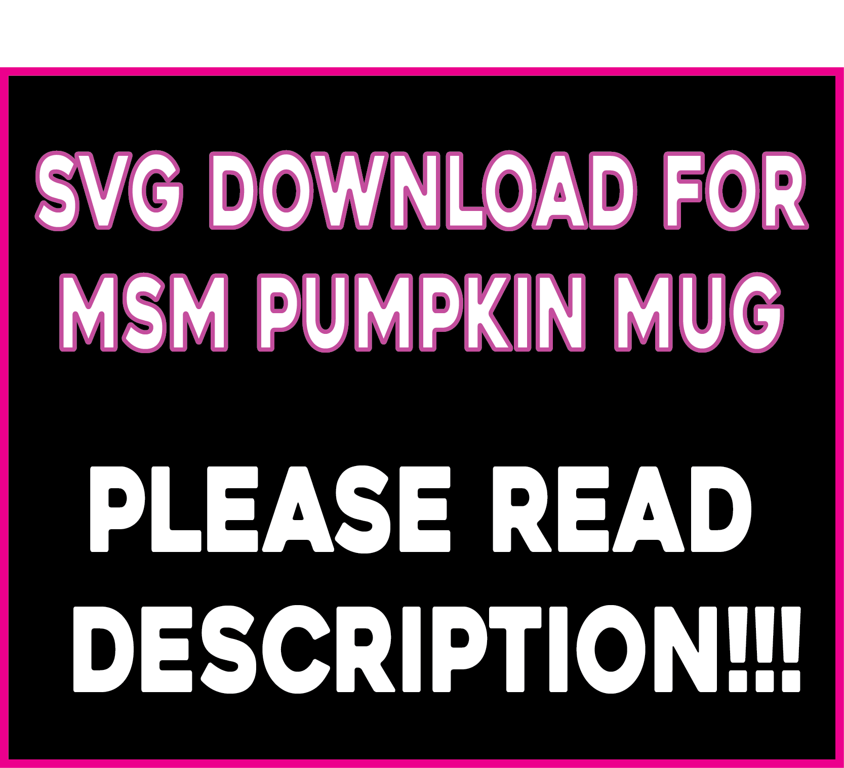 MSM Pumpkin Mug *SVG Digital File* – Midnightsunmolds