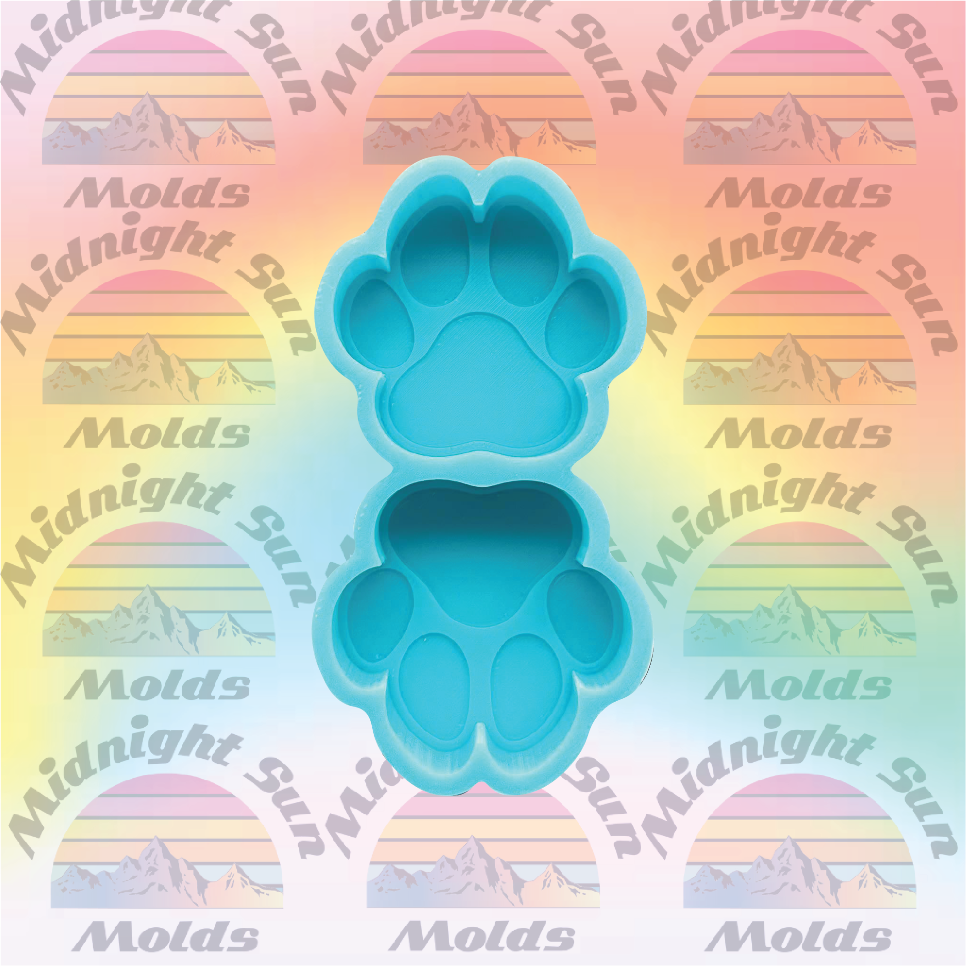 Paw Print *VENT CLIP SIZE* – Midnightsunmolds